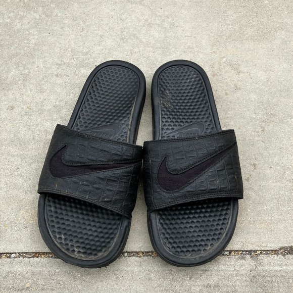 Nike | Shoes | Black Nike Pool Slides | Poshmark
